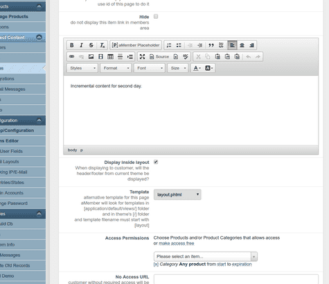 aMember Pro Features